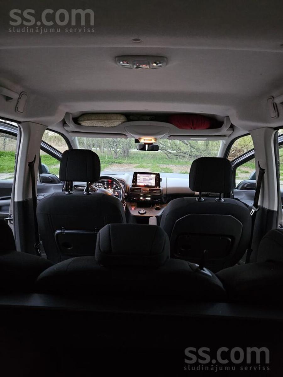 Pelēks Citroen Berlingo 2019 Rīga, ar dzinēja tilpumu 1.50 L un nobraukumu 169 tūkst. km par 12000 €, foto 13 vietnē AUTOMOTO.COM.LV