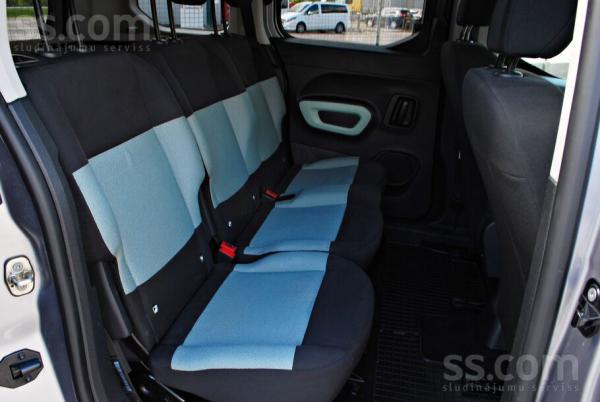 Grey Citroen Berlingo 2019 in Tukums, with an engine capacity of 1.50 L and mileage of 195 thousand km for 8700 €, photo 7 on AUTOMOTO.COM.LV