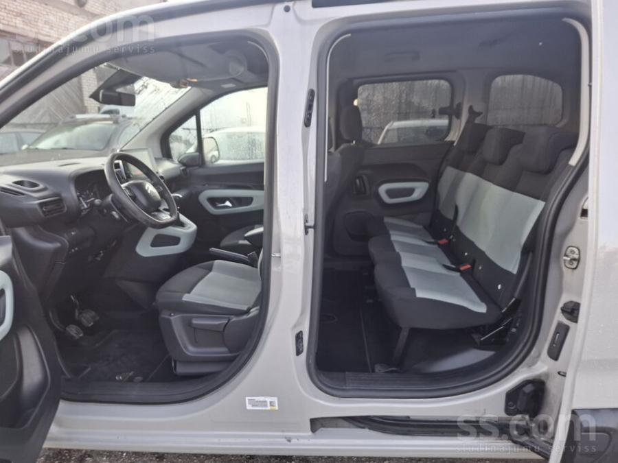 Grey Citroen Berlingo 2019 in Talsi, with an engine capacity of 1.50 L and mileage of 299 thousand km for 6900 €, photo 10 on AUTOMOTO.COM.LV