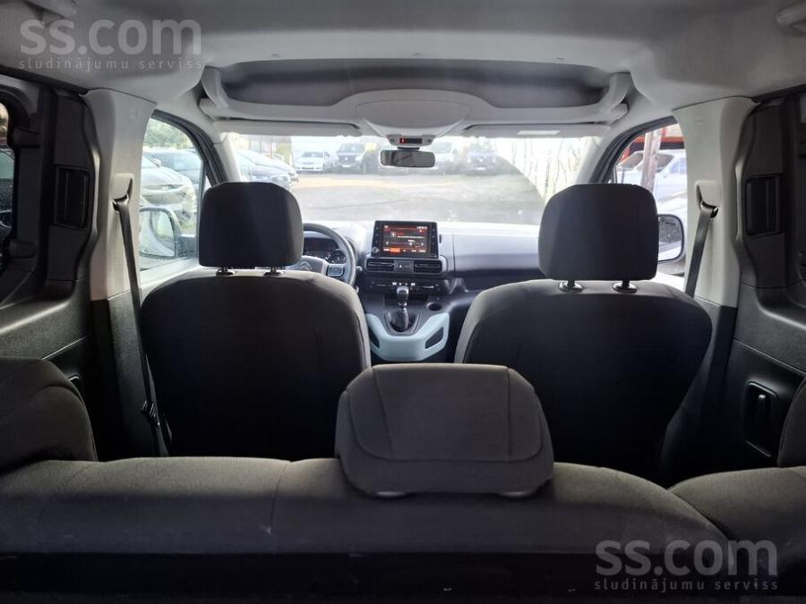 Grey Citroen Berlingo 2019 in Talsi, with an engine capacity of 1.50 L and mileage of 299 thousand km for 6900 €, photo 30 on AUTOMOTO.COM.LV