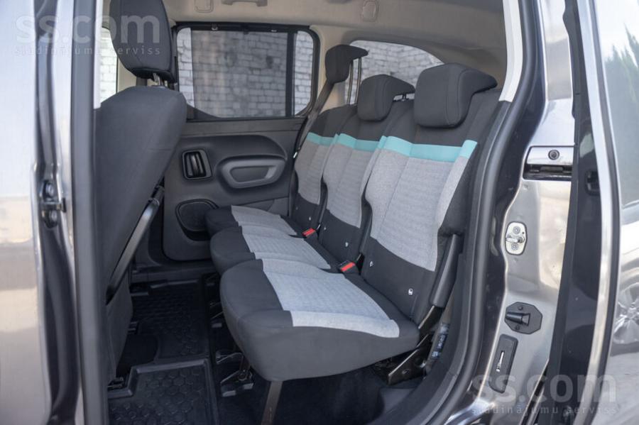 Pelēks Citroen Berlingo 2019 Liepāja, ar dzinēja tilpumu 1.50 L un nobraukumu 177 tūkst. km par 12850 €, foto 11 vietnē AUTOMOTO.COM.LV