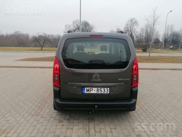 Pelēks Citroen Berlingo 2020 Rīga, ar dzinēja tilpumu 1.50 L un nobraukumu 101 tūkst. km par 2500 €, foto 5 vietnē AUTOMOTO.COM.LV