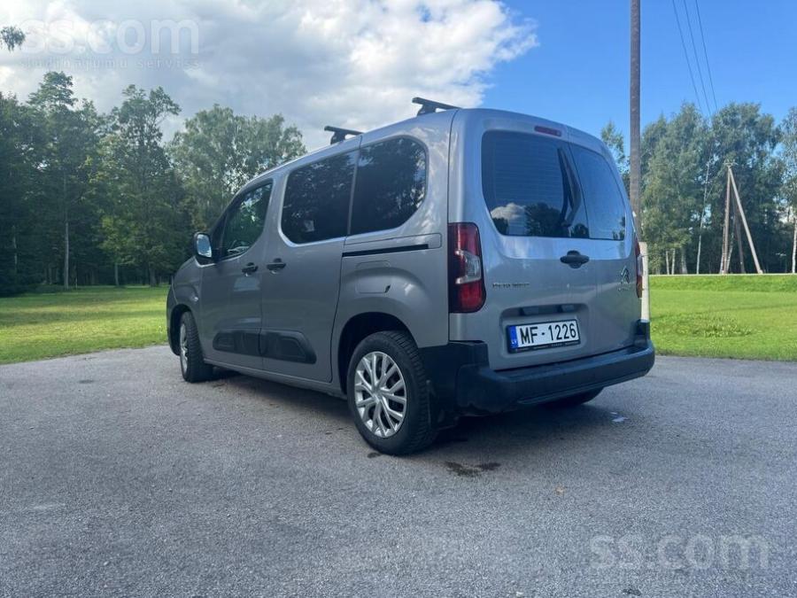 Pelēks Citroen Berlingo 2020 Rīga, ar dzinēja tilpumu 1.50 L un nobraukumu 148 tūkst. km par 7900 €, foto 7 vietnē AUTOMOTO.COM.LV