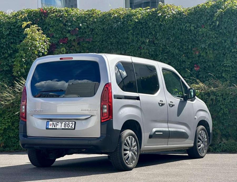 Pelēks Citroen Berlingo 2024 Viļņa, ar dzinēja tilpumu 1.50 L un nobraukumu 34 tūkst. km par 21900 €, foto 13 vietnē AUTOMOTO.COM.LV