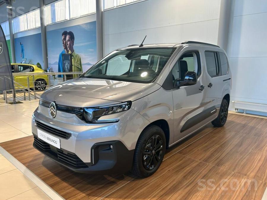 Pelēks Citroen Berlingo 2026 Rīga, ar dzinēja tilpumu 1.50 L un nobraukumu 10 tūkst. km par 33010 €, foto 1 vietnē AUTOMOTO.COM.LV
