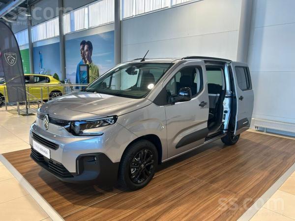 Grey Citroen Berlingo 2026 in Riga, with an engine capacity of 1.50 L and mileage of 10 thousand km for 33010 €, photo 5 on AUTOMOTO.COM.LV
