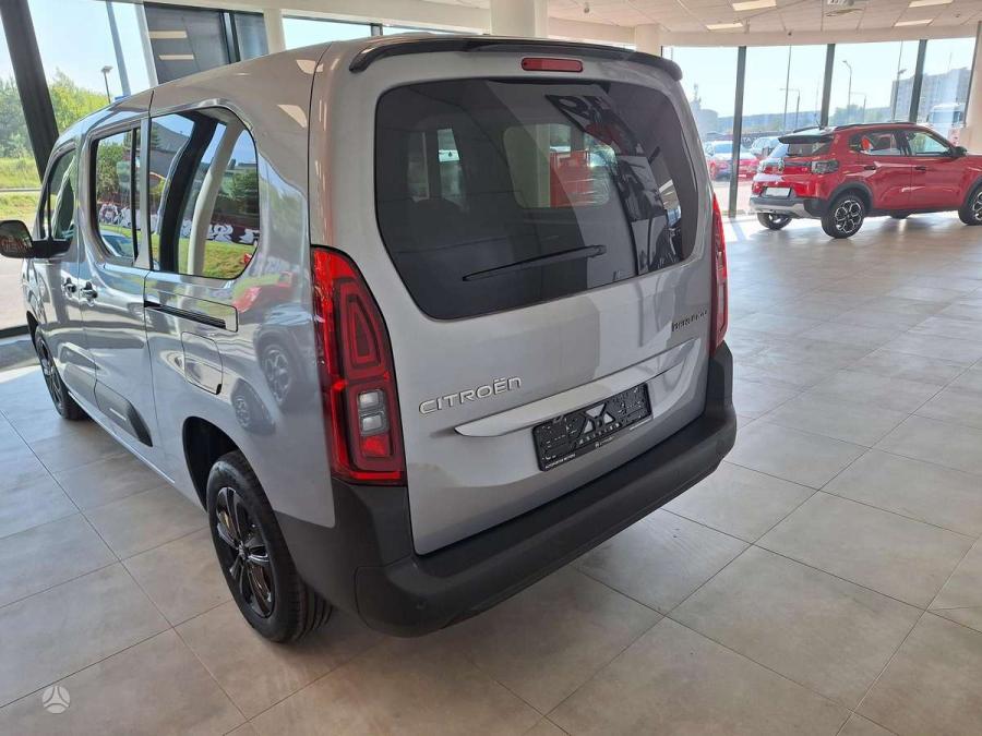 Grey Citroen Berlingo 2026 in Vilnius, with an engine capacity of 1.50 L and mileage of 0 thousand km for 33266 €, photo 6 on AUTOMOTO.COM.LV