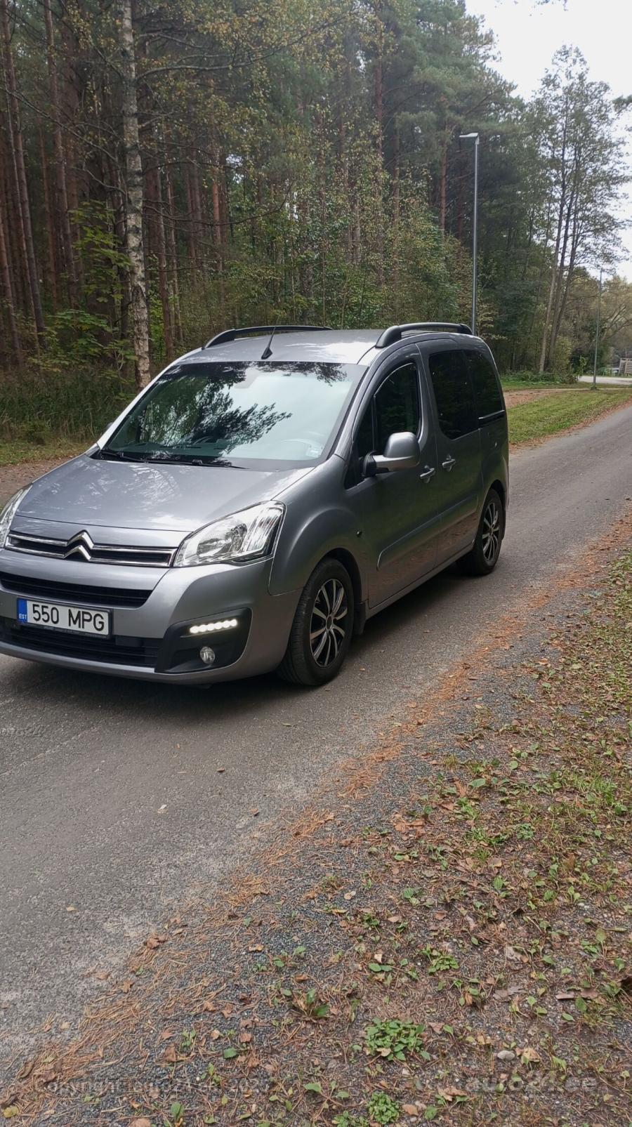 Grey Citroen Berlingo 2015 in Tallinn, with an engine capacity of 1.60 L and mileage of 219 thousand km for 6400 €, photo 2 on AUTOMOTO.COM.LV