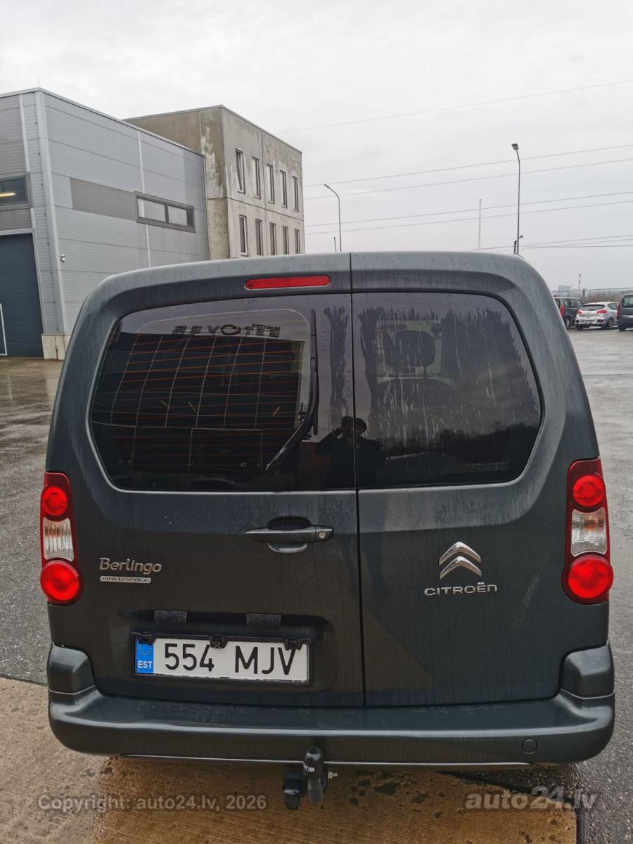 Grey Citroen Berlingo 2015 in Tallinn, with an engine capacity of 1.60 L and mileage of 201 thousand km for 7977 €, photo 3 on AUTOMOTO.COM.LV