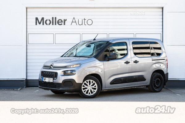 Pelēks Citroen Berlingo 2019 Rīga, ar dzinēja tilpumu 1.50 L un nobraukumu 174 tūkst. km par 9428 €, foto 1 vietnē AUTOMOTO.COM.LV