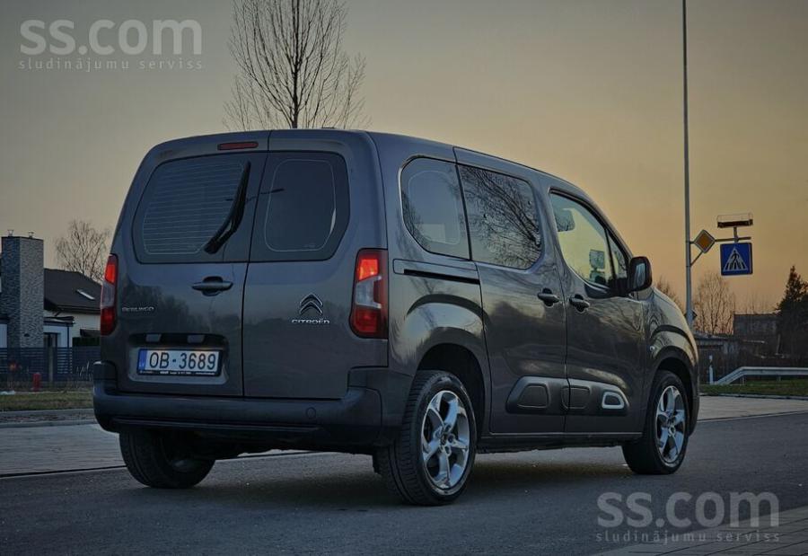 Pelēks Citroen Berlingo 2019 Jelgava, ar dzinēja tilpumu 1.50 L un nobraukumu 254 tūkst. km par 6900 €, foto 8 vietnē AUTOMOTO.COM.LV