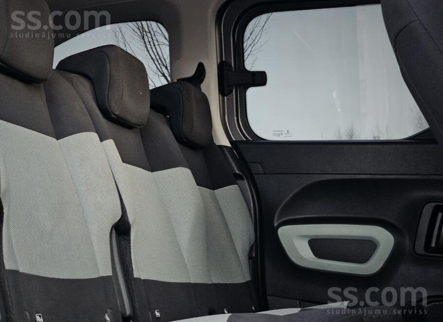 Pelēks Citroen Berlingo 2019 Jelgava, ar dzinēja tilpumu 1.50 L un nobraukumu 254 tūkst. km par 6900 €, foto 13 vietnē AUTOMOTO.COM.LV
