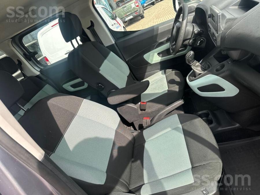Pelēks Citroen Berlingo 2019 Rīga, ar dzinēja tilpumu 1.50 L un nobraukumu 167 tūkst. km par 9400 €, foto 9 vietnē AUTOMOTO.COM.LV