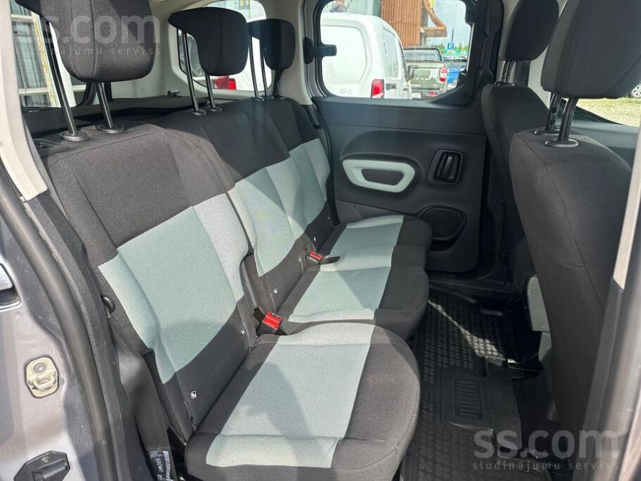 Pelēks Citroen Berlingo 2019 Rīga, ar dzinēja tilpumu 1.50 L un nobraukumu 167 tūkst. km par 9400 €, foto 12 vietnē AUTOMOTO.COM.LV