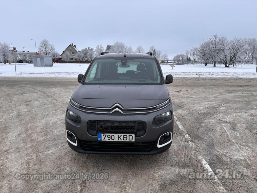 Grey Citroen Berlingo 2020 in Tallinn, with an engine capacity of 1.50 L and mileage of 64 thousand km for 17800 €, photo 2 on AUTOMOTO.COM.LV