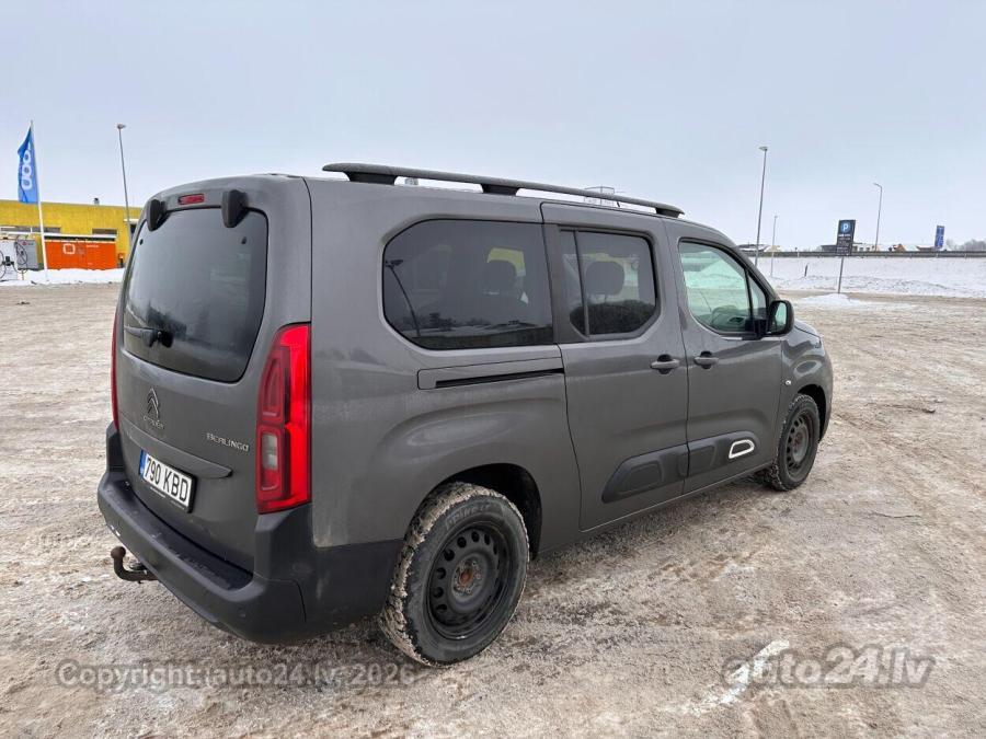 Grey Citroen Berlingo 2020 in Tallinn, with an engine capacity of 1.50 L and mileage of 64 thousand km for 17800 €, photo 4 on AUTOMOTO.COM.LV