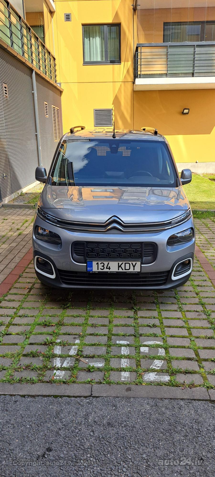 Grey Citroen Berlingo 2020 in Tallinn, with an engine capacity of 1.50 L and mileage of 90 thousand km for 14500 €, photo 1 on AUTOMOTO.COM.LV