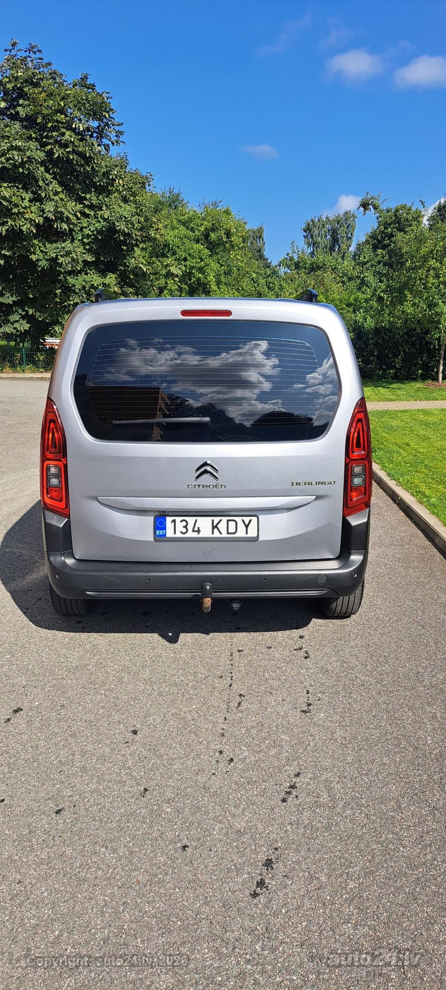Grey Citroen Berlingo 2020 in Tallinn, with an engine capacity of 1.50 L and mileage of 90 thousand km for 14500 €, photo 6 on AUTOMOTO.COM.LV