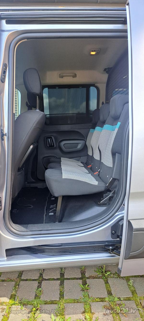 Grey Citroen Berlingo 2020 in Tallinn, with an engine capacity of 1.50 L and mileage of 90 thousand km for 14500 €, photo 9 on AUTOMOTO.COM.LV