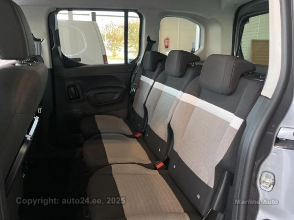 Grey Citroen Berlingo 2025 in Johvi, with an engine capacity of 1.50 L and mileage of 2 thousand km for 31900 €, photo 11 on AUTOMOTO.COM.LV