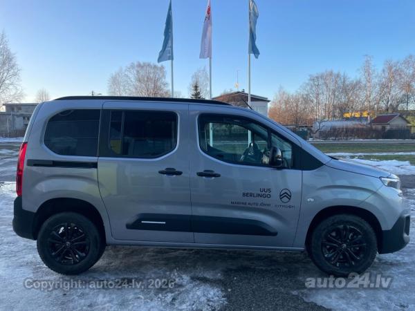 Grey Citroen Berlingo 2025 in Johvi, with an engine capacity of 1.50 L and mileage of 7 thousand km for 25900 €, photo 5 on AUTOMOTO.COM.LV