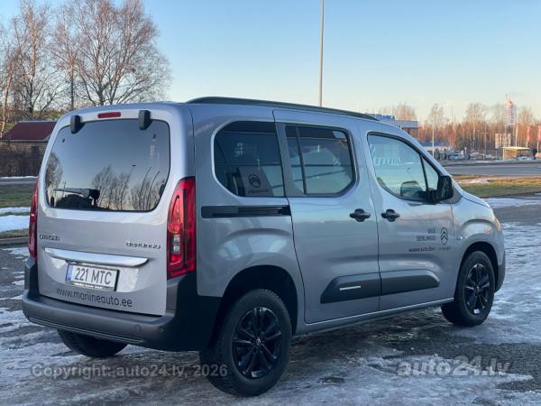 Grey Citroen Berlingo 2025 in Johvi, with an engine capacity of 1.50 L and mileage of 7 thousand km for 25900 €, photo 6 on AUTOMOTO.COM.LV