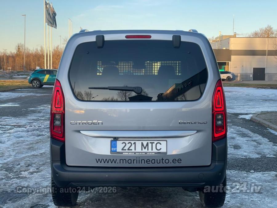 Pelēks Citroen Berlingo 2025 Jehvi, ar dzinēja tilpumu 1.50 L un nobraukumu 7 tūkst. km par 25900 €, foto 8 vietnē AUTOMOTO.COM.LV
