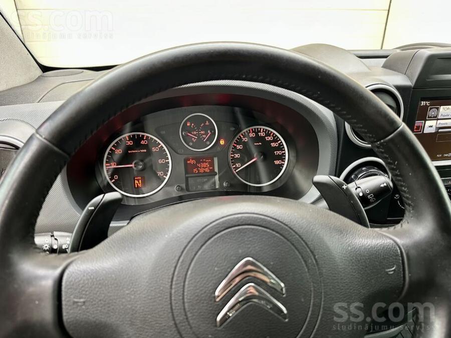 Citroen Berlingo 2018 Rīga, ar dzinēja tilpumu 1.60 L un nobraukumu 158 tūkst. km par 7200 €, foto 10 vietnē AUTOMOTO.COM.LV