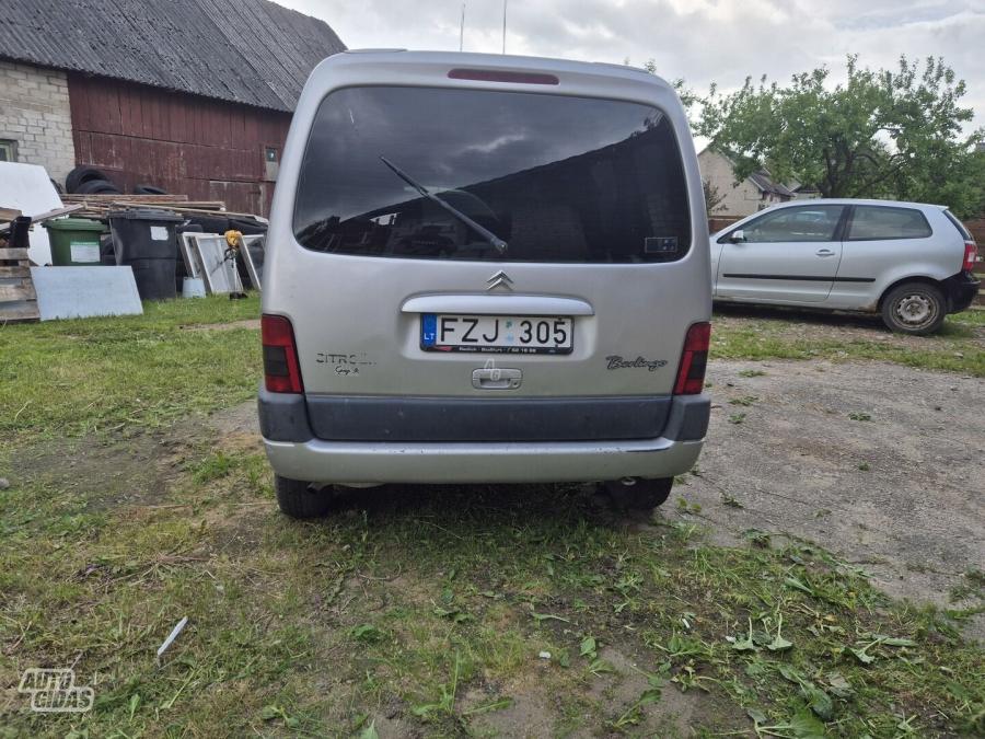 Citroen Berlingo 2000 in Vilkaviskis, with an engine capacity of 1.90 L and mileage of 333 thousand km for 330 €, photo 5 on AUTOMOTO.COM.LV