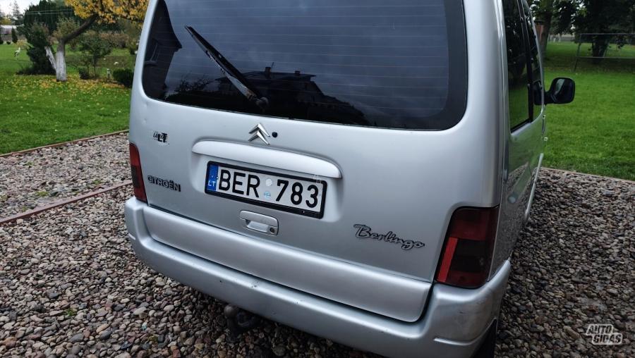 Citroen Berlingo 2001 in Marijampole, with an engine capacity of 1.60 L and mileage of 224 thousand km for 400 €, photo 12 on AUTOMOTO.COM.LV