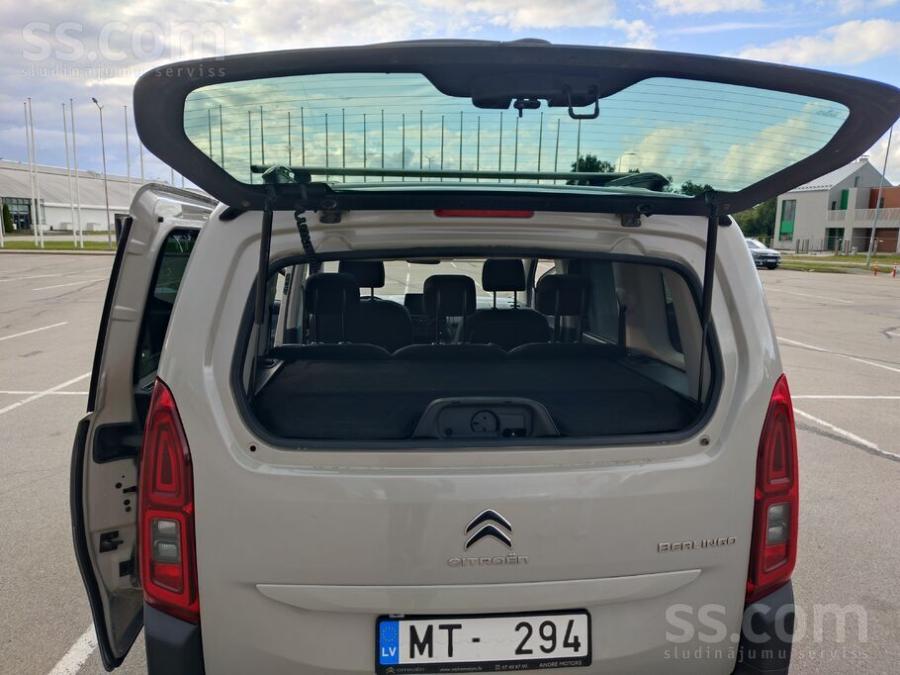 Citroen Berlingo 2021 in Riga, with an engine capacity of 1.20 L and mileage of 101 thousand km for 17500 €, photo 17 on AUTOMOTO.COM.LV
