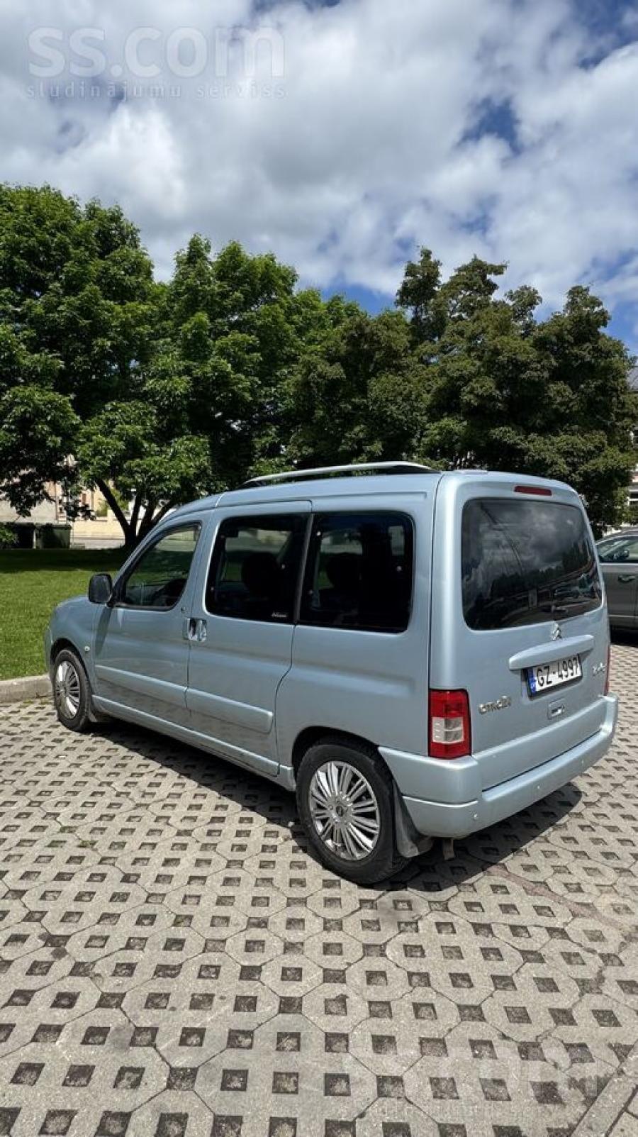 Citroen Berlingo 2007 in Daugavpils, with an engine capacity of 1.60 L and mileage of 223 thousand km for 2000 €, photo 5 on AUTOMOTO.COM.LV