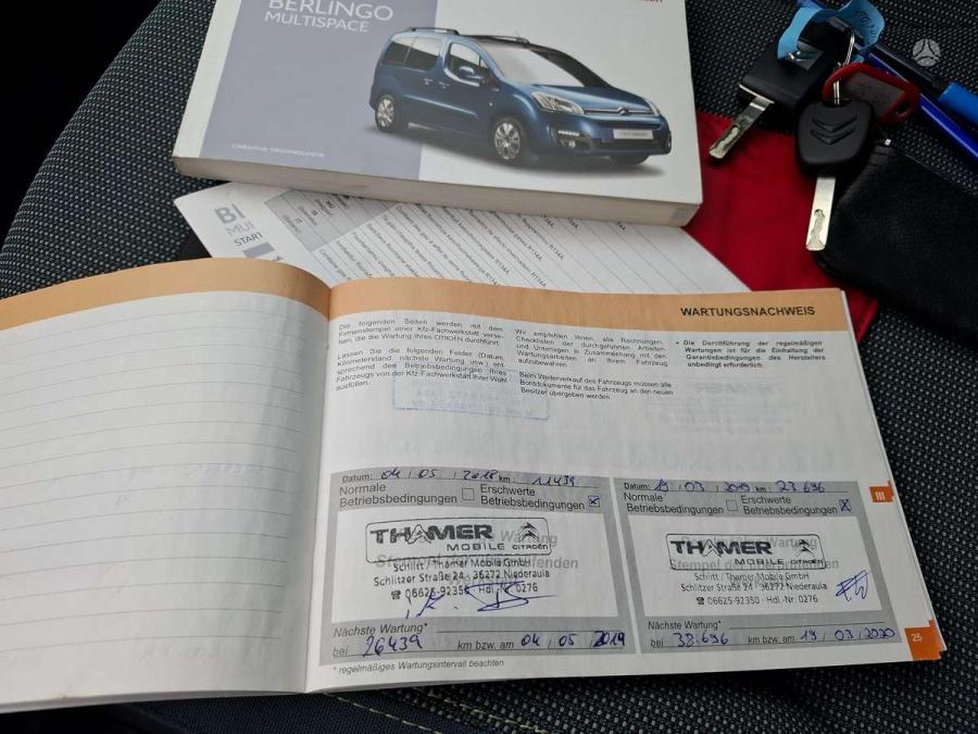 Sarkans Citroen Berlingo 2017 Marijampole, ar dzinēja tilpumu 1.56 L un nobraukumu 147 tūkst. km par 5900 €, foto 14 vietnē AUTOMOTO.COM.LV