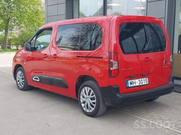 Sarkans Citroen Berlingo 2019 Rīga, ar dzinēja tilpumu 1.50 L un nobraukumu 0 tūkst. km par 12850 €, foto 7 vietnē AUTOMOTO.COM.LV