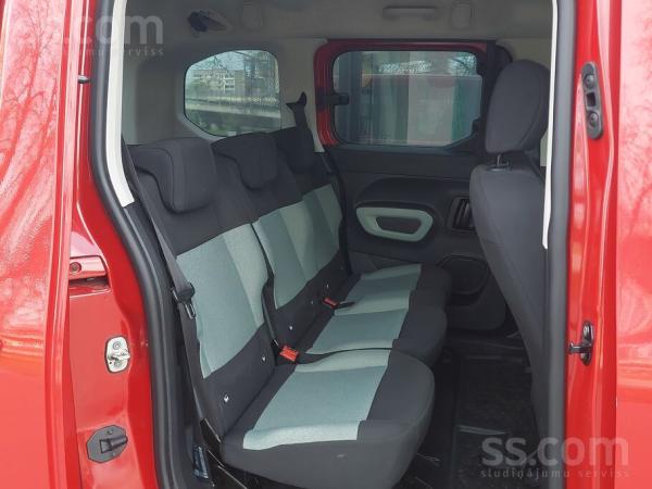 Sarkans Citroen Berlingo 2019 Rīga, ar dzinēja tilpumu 1.50 L un nobraukumu 0 tūkst. km par 12850 €, foto 10 vietnē AUTOMOTO.COM.LV