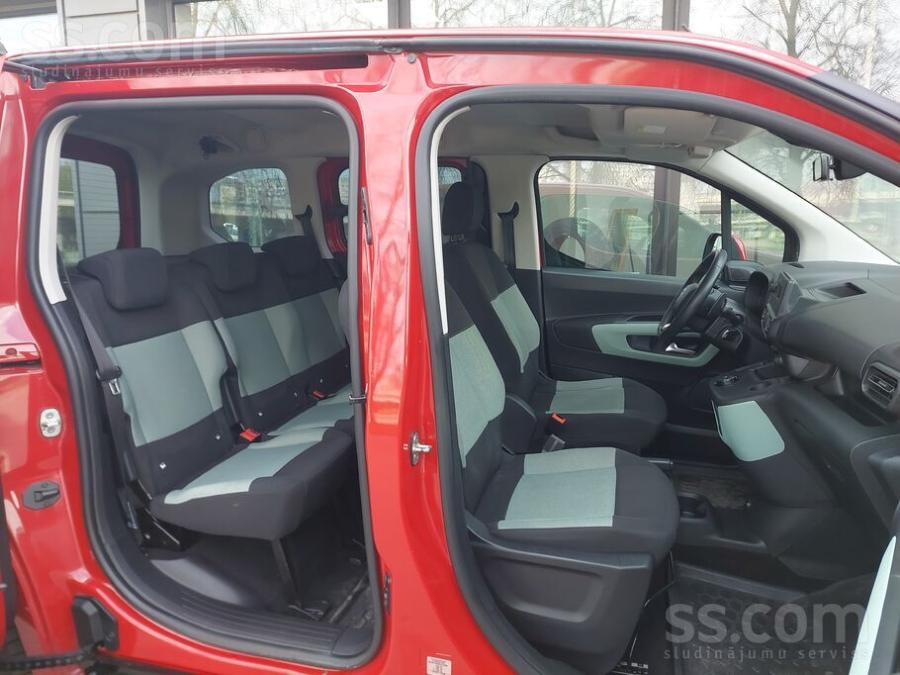 Red Citroen Berlingo 2019 in Riga, with an engine capacity of 1.50 L and mileage of 0 thousand km for 12850 €, photo 11 on AUTOMOTO.COM.LV