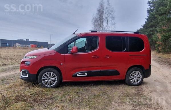Sarkans Citroen Berlingo 2019 Rīga, ar dzinēja tilpumu 1.50 L un nobraukumu 96 tūkst. km par 12250 €, foto 5 vietnē AUTOMOTO.COM.LV