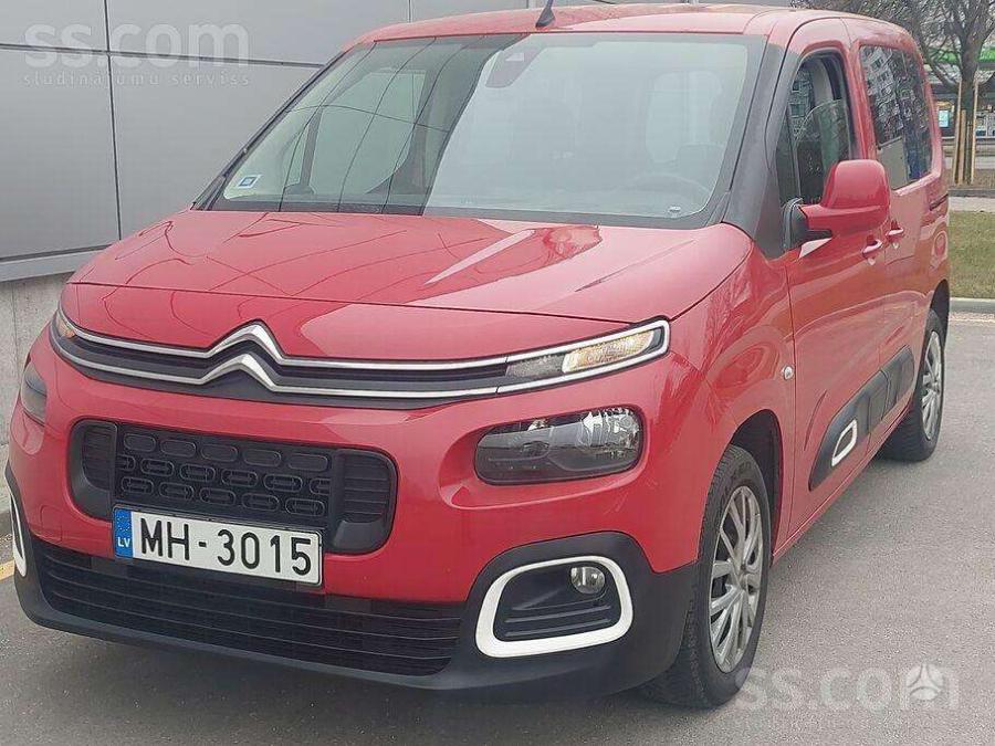Sarkans Citroen Berlingo 2019 Rīga, ar dzinēja tilpumu 1.50 L un nobraukumu 113 tūkst. km par 12950 €, foto 1 vietnē AUTOMOTO.COM.LV