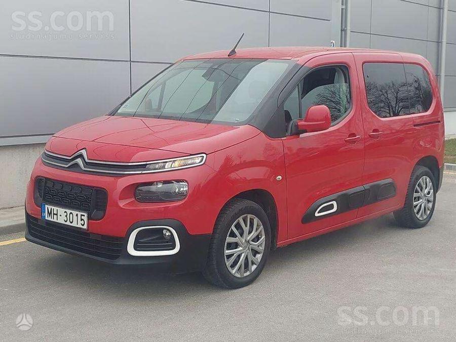 Sarkans Citroen Berlingo 2019 Rīga, ar dzinēja tilpumu 1.50 L un nobraukumu 113 tūkst. km par 12950 €, foto 2 vietnē AUTOMOTO.COM.LV