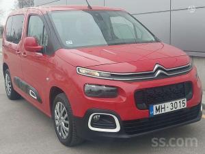 Sarkans Citroen Berlingo 2019 Rīga, ar dzinēja tilpumu 1.50 L un nobraukumu 113 tūkst. km par 12950 €, foto 5 vietnē AUTOMOTO.COM.LV