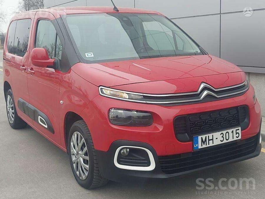Sarkans Citroen Berlingo 2019 Rīga, ar dzinēja tilpumu 1.50 L un nobraukumu 113 tūkst. km par 12950 €, foto 5 vietnē AUTOMOTO.COM.LV