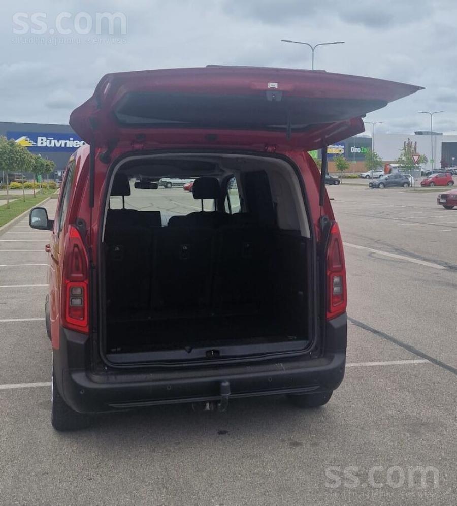 Sarkans Citroen Berlingo 2019 Rīga, ar dzinēja tilpumu 1.50 L un nobraukumu 101 tūkst. km par 9450 €, foto 6 vietnē AUTOMOTO.COM.LV