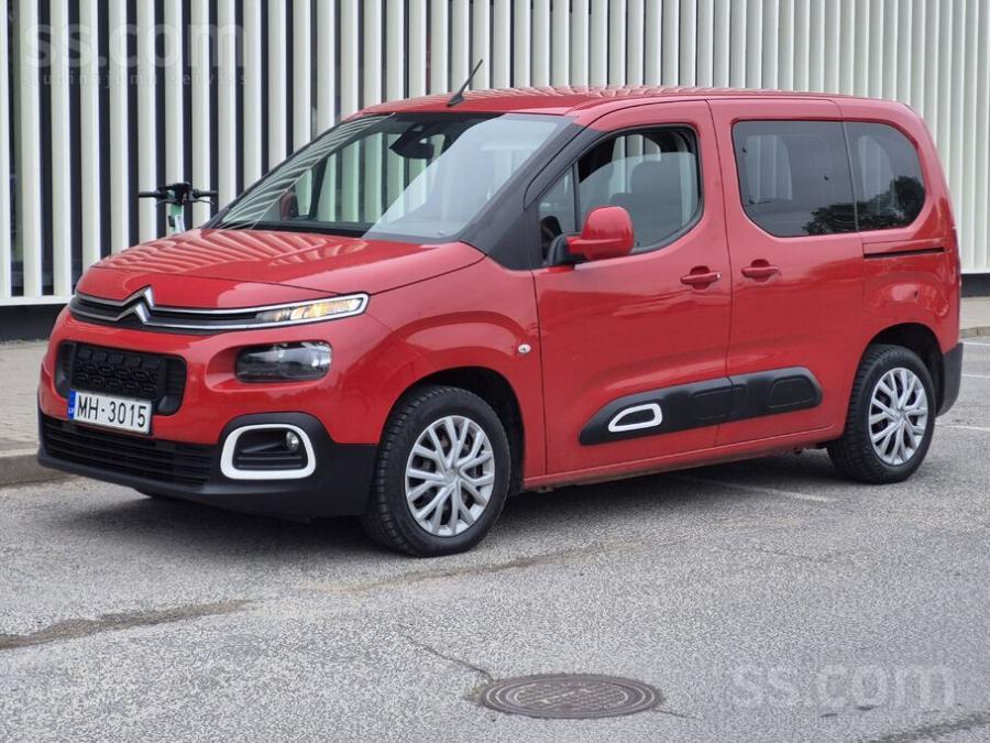 Red Citroen Berlingo 2019 in Riga, with an engine capacity of 1.50 L and mileage of 0 thousand km for 11990 €, photo 1 on AUTOMOTO.COM.LV