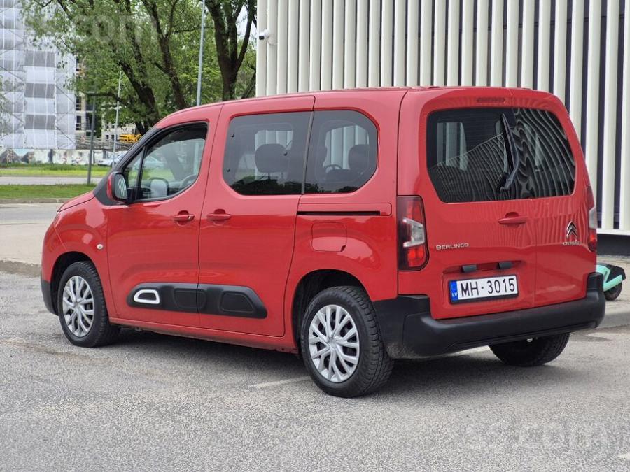 Red Citroen Berlingo 2019 in Riga, with an engine capacity of 1.50 L and mileage of 0 thousand km for 11990 €, photo 9 on AUTOMOTO.COM.LV