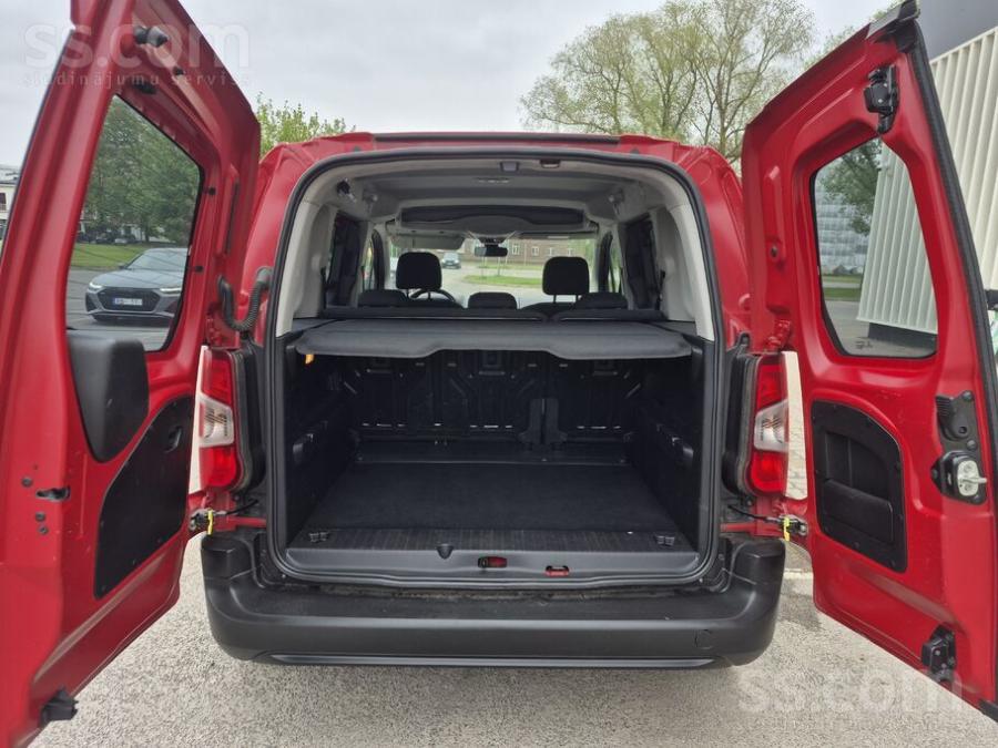 Red Citroen Berlingo 2019 in Riga, with an engine capacity of 1.50 L and mileage of 0 thousand km for 11990 €, photo 10 on AUTOMOTO.COM.LV