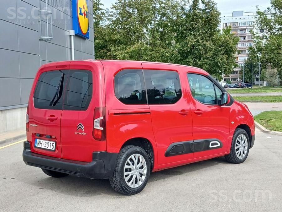 Sarkans Citroen Berlingo 2019 Rīga, ar dzinēja tilpumu 1.50 L un nobraukumu 0 tūkst. km par 11750 €, foto 6 vietnē AUTOMOTO.COM.LV