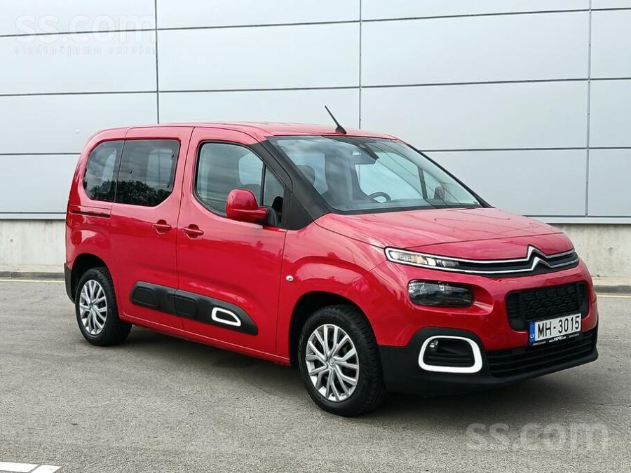 Sarkans Citroen Berlingo 2019 Rīga, ar dzinēja tilpumu 1.50 L un nobraukumu 0 tūkst. km par 11750 €, foto 1 vietnē AUTOMOTO.COM.LV