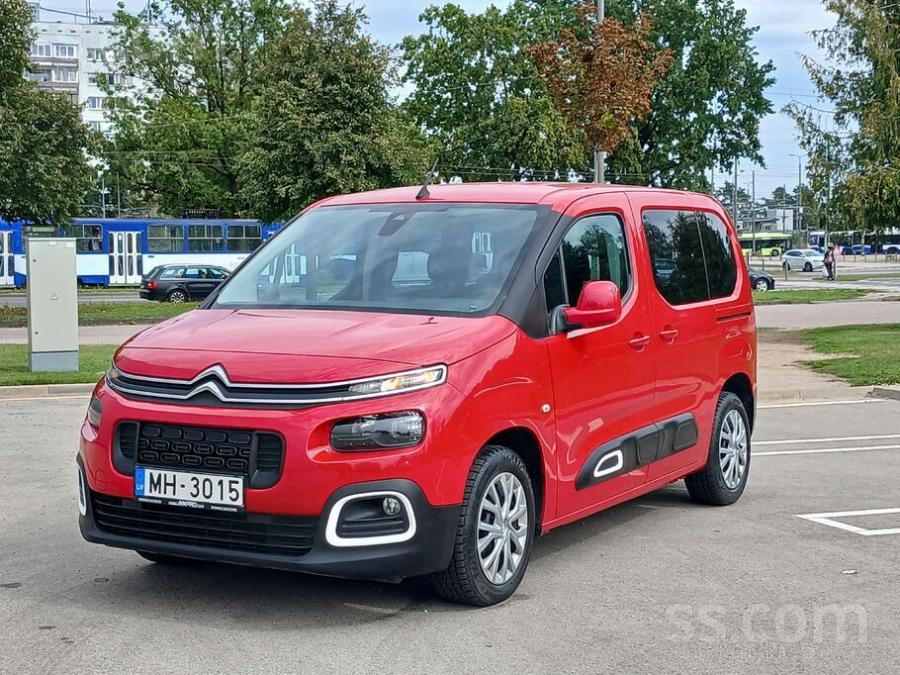 Sarkans Citroen Berlingo 2019 Rīga, ar dzinēja tilpumu 1.50 L un nobraukumu 0 tūkst. km par 11750 €, foto 9 vietnē AUTOMOTO.COM.LV