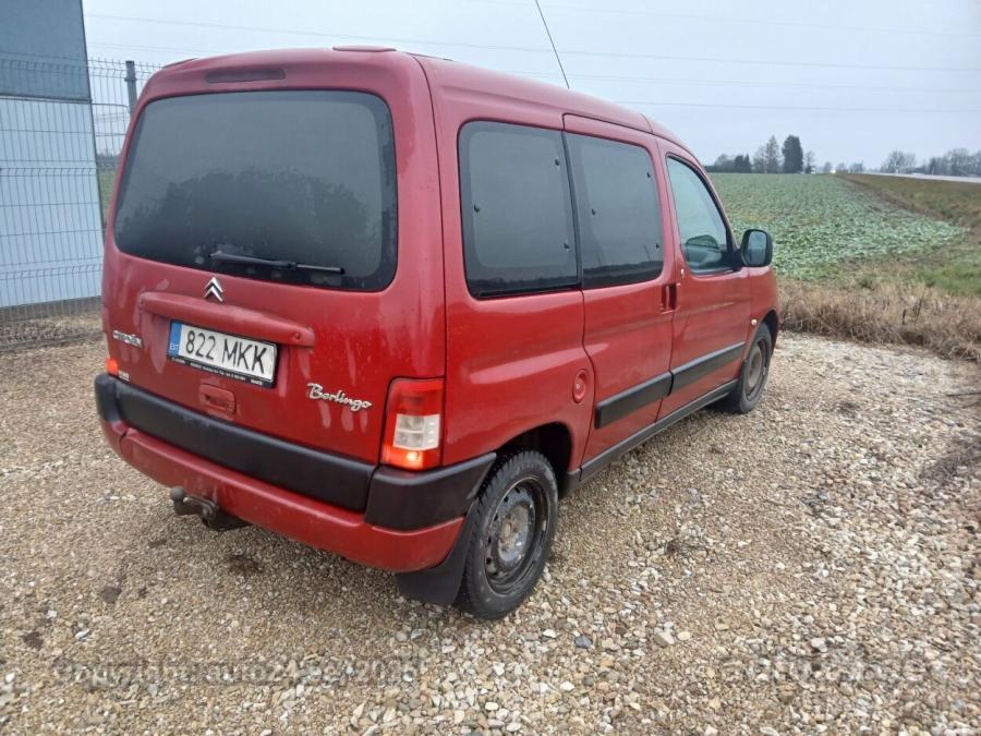 Sarkans Citroen Berlingo 2007 Tartu, ar dzinēja tilpumu 1.60 L un nobraukumu 0 tūkst. km par 1499 €, foto 3 vietnē AUTOMOTO.COM.LV