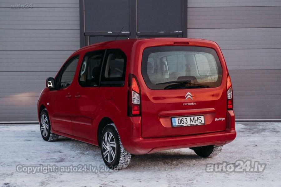 Red Citroen Berlingo 2012 in Tallinn, with an engine capacity of 1.60 L and mileage of 172 thousand km for 4990 €, photo 4 on AUTOMOTO.COM.LV